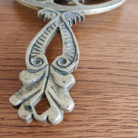 Vintage | Kitchen | Vintage Mcm Wilton Brass Rooster Large Handled ...